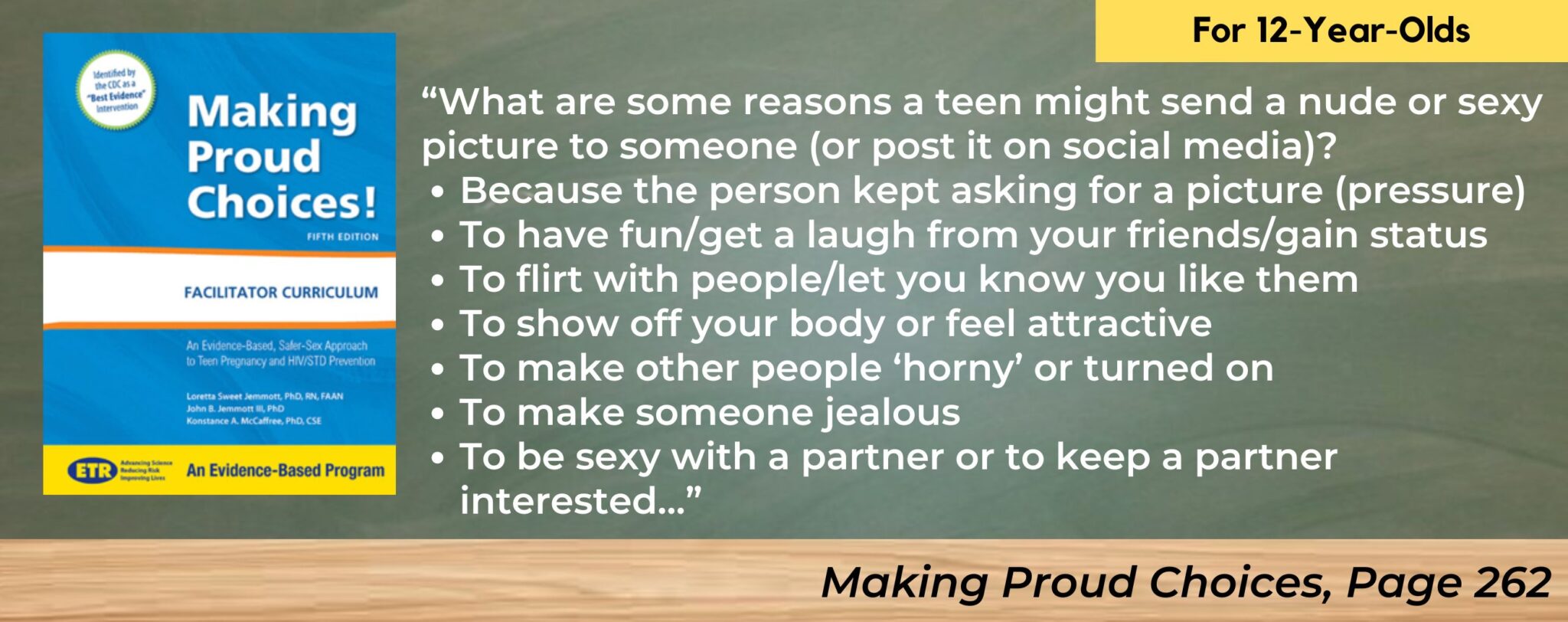 StopCSE.org | Making Proud Choices